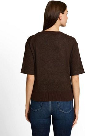 Tom Tailor Strickpullover Regular Sommer-Strickpullover / Halbarm