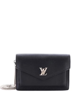Louis Vuitton Mylockme Chain Pochette Leather clutch bag - Schwarz