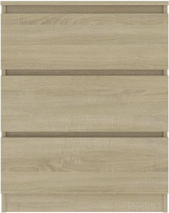 Les Tendances Commode Ch&ecirc;ne sonoma 60x35x76