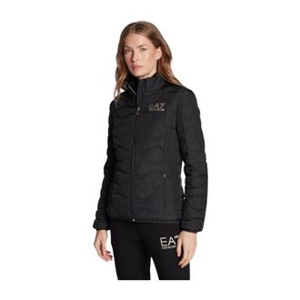 Emporio Armani Emporio Armani Ea7, Femme, Vestes, Noir, Taille: 40 FR Core Lady Padded Hooded Jacket