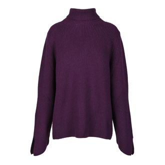 Forte_Forte Femme, Pulls, Violet, Taille: 42 FR Haut en tricot de laine