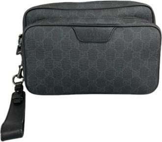 Gucci Sac pochette vintage doccasion - Homme - Pre-owned - Noir - Taille: ONE Size