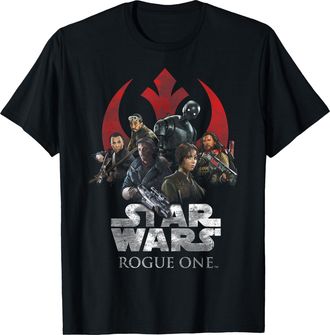 Star Wars Rogue One Rebellion Groupshot-Logo-T-Shirt T-Shirt