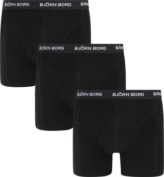 Bj&ouml;rn Borg Organic Cotton Boxers 3Pack Noir