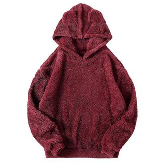 Generic Sweat a Capuche Homme Hooded Sweatshirt Sweats à Capuche Homme Grande Taille avec Impression Partielle et Poche Spacieuse pour Confort
