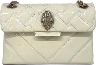Kurt Geiger Femme, Sacs, Blanc, Taille: ONE Size Mini Sac Kensington en Cuir