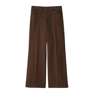 Christophe Lemaire Schlaghose mit f&uuml;nf Taschen - - Trousers - Damen - Braun - M
