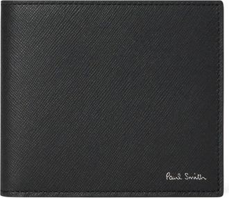 Paul Smith Homme, Accessoires, Noir, Taille: ONE Size Portafoglio Mongolfiera Monte Fuji