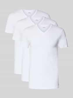 Ralph Lauren Slim Fit T-Shirt aus reiner Baumwolle im 3er-Pack