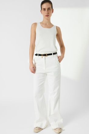 Gerard Darel Pantalon flare en coton - AUDEA - Ecru