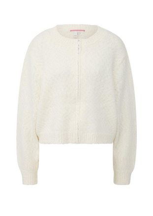 QS by s.Oliver Cardigan Strickjacke Weiche Strickjacke mit Rei&szlig;verschluss