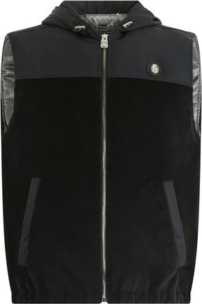 Billionaire Boys Club Homme, Vestes, Noir, Taille: M Velvet Nylon Short Vest