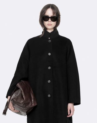 AllSaints Effie manteau oversize-Noir