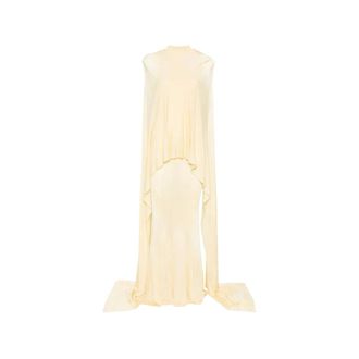Self Portrait Robe Longue - Femme - Robes - Jaune - Taille: 38 FR