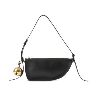 Burberry Mini Shield Leder-Umh&auml;ngetasche - - Bags - Damen - Schwarzk - ONE SIZE