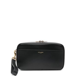 Saint Laurent Zip Wristlet Wash Bag