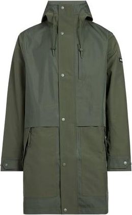 Aigle Parka &agrave; capuche en coton m&eacute;lang&eacute;