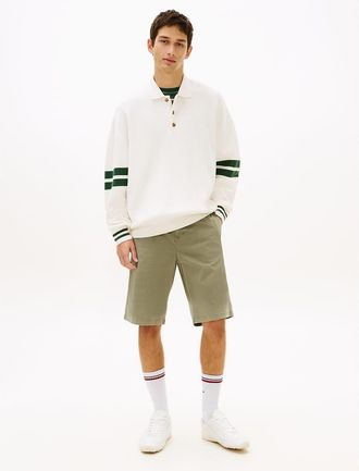 Tommy Jeans Otis - Short chino en serg&eacute; - Vert olive