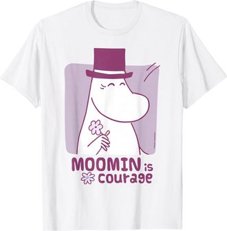 Moomin Mumin Moominpappa Mumins ist Mut T-Shirt