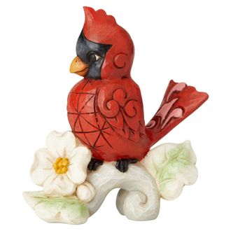 Enesco Jim Shore Heartwood Creek Cardinal Miniatur-Figur, 8,5 cm, Mehrfarbig