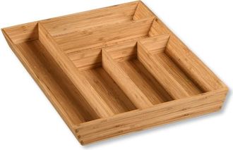 KESPER | Besteckkasten, Material: Bambus, Maße: 35 x 43 x 5 cm, Farbe: Braun | 58087 13