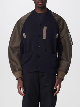 sacai Pull Homme couleur Bleu Marine