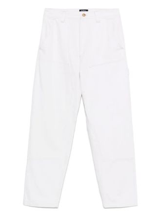 A.P.C. Jeans im Utility-Look - Weiß