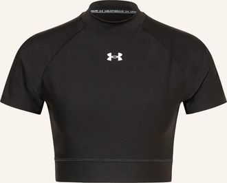 Under Armour Cropped-Shirt Heatgear schwarz