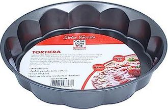 Pratesi KUCHENFORM D.28 H.5 ANTIHAFTSTOFFSTAHL, 18/8 Edelstahl, Multicolor, one size