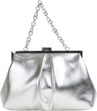 Generic Pochette en cuir synth&eacute;tique souple pour femme, petit sac &agrave; bandouli&egrave;re de mariage, sac &agrave; main formel, &eacute;l&eacute;gant, luxueux, sac &agrave; main chic pliss&eacute; avec l