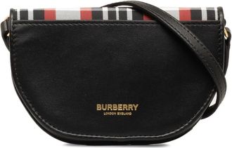 Burberry Hobo Bags - 2018-2023 Olympia Micro Tartan Nylon and Leather C - Gr. unisize - in Schwarz - für Damen