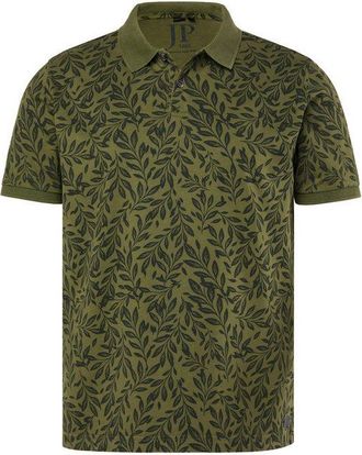 JP1880 Poloshirt Poloshirt Halbarm Jersey Muster Vintage Look