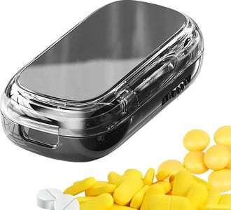 Generico Pillenschneider, tragbarer Medikamentenzerkleinerer, täglicher Organizer zum Schneiden von Tabletten zu Hause, Reisen, Arbeit, Krankenhaus, Erwachsene