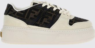 Fendi Baskets FENDI Femme couleur Cr&egrave;me