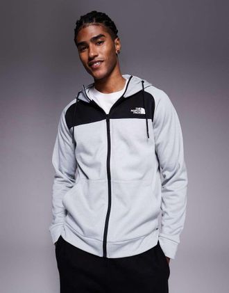 The North Face Reaxion - Sweat à capuche en polaire - Gris clair High Rise