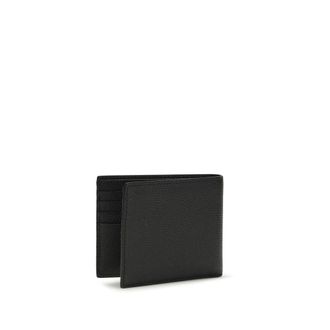 Valentino Garavani Mens Black Calf Leather Bos Taurus Wallet
