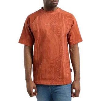 Carlo Colucci C3611-581 T-Shirt - - Tops - Herren - Orange - S