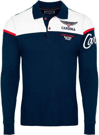 Carisma Poloshirt (1-tlg) mit Stickerei Rugby Team