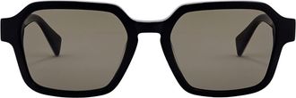 AllSaints AllSaints - geometrisches Design-Sonnenbrille f&uuml;r Herren/Damen Unisex (Schwarz)