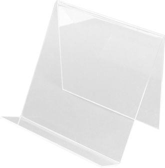 Pretyzoom Transparentes Acryl schallplattenregal Praktischer Desktop acryl st&auml;nder f&uuml;r Musik alben Stabiles Vinyl Storage Rack f&uuml;r B&uuml;ro Zuhause und Musikliebhab