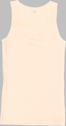 Maison Margiela Cotton-Elastane Tank Top - Beige