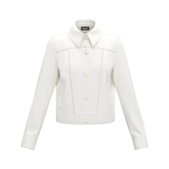 Marella Femme, Vestes, Blanc, Taille: 40 FR Veste Eridani en Gabardine Crème