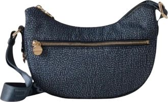 Borbonese Femme, Sacs, Bleu, Taille: ONE Size Luna Mini Bag