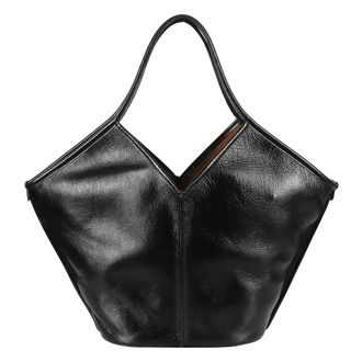 Hereu Femme, Sacs, Noir, Taille: ONE Size Calella Sac Cabas Cuir Vieilli