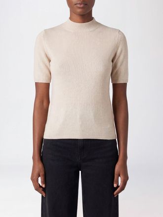 Eleventy Top &agrave; col montant slim fit en cuir de mouton &agrave; manches courtes