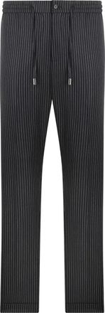 Philipp Plein Homme, Pantalons, Noir, Taille: 4XL Classic Tracksuit Pants Stripes