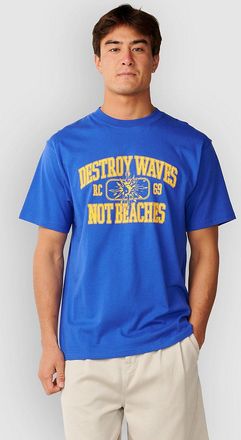 Rip Curl Disorder Destroy Waves T-Shirt deep riverside