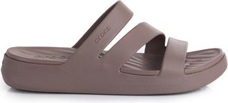 Crocs Strappy Sandalen Getaway Stil - - Shoes - Damen - Braun - 36 EU