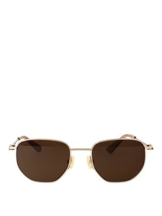 Bottega Veneta Lunettes De Soleil - Or