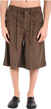 Andrea Ya'aqov Homme, Shorts, Brun, Taille: M Long Shorts